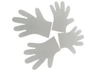 China BPI Certified Plastic Free Packaging 100% Biodegradable Corn Starch Gloves for sale