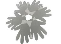 China BPI Certified Plastic Free Packaging 100% Biodegradable Corn Starch Gloves for sale
