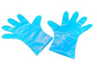 China AS4736 Certified Compostable Food Gloves 50 Micron CPE Disposable Gloves for sale