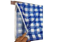 China Plain White HDPE Protective Packaging Custom Printed Disposable Tablecloths for sale