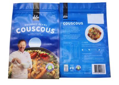 China Stand Up BOPP ziplockk Food Storage Bags Holographic Resealable Bags for sale
