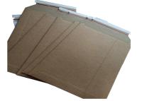 China Durable 600gsm Eco Friendly Rigid Mailers Kraft Stay Flat Mailers for sale