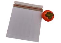 China Lightweight 13x13cm Recycled Rigid Mailers White Cardboard Envelopes for sale