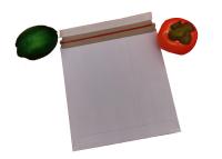 China Lightweight 13x13cm Recycled Rigid Mailers White Cardboard Envelopes for sale