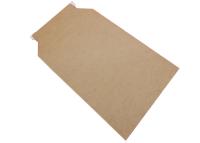China Plastic Free 450gsm Stay Flat Rigid Mailers Kraft Brown Paper for sale