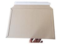 China 400g Eco Friendly Rigid Mailers Corrugated Envelope Mailers With Peel Strip for sale