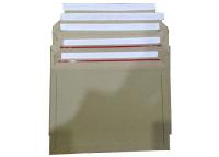 China 400g Eco Friendly Rigid Mailers Corrugated Envelope Mailers With Peel Strip for sale