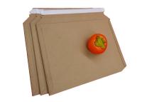China Biodegradable 6x6 Inch Rigid Mailer Envelopes With Easy Tear Lips for sale