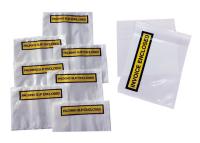 China 4.5x5.5 In Waterproof Document Pouches A4 Packing Slip Enclosed Envelopes for sale