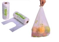 China T-shirt Compostable Sacks Biodegradable Singlet Shopping Bags on Rolls Environmentally Friendly Vest Carrier Bags for sale