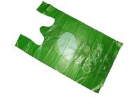 China Reusable Heavy Duty Poly LDPE / HDPE T-shirt Vest Carrier Shopping Bags Singlet Grocery Check-out Bags for sale