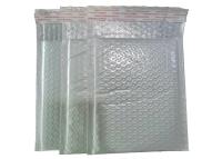 China Lightweight White Poly Pearl Bubble Padded Mailers Bubble Wrap Postage Bags for sale
