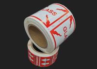 China 500 Labels/Roll 3x5inch Custom Shipping Labels Fragile Handle With Care Sticker for sale