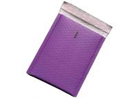 China Self Adhesive Red Metallic Bubble Mailers LDPE Poly Mailer Shipping Bags for sale