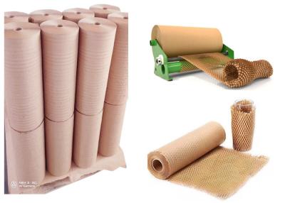 China Customized 30m Honeycomb Paper Wrap Roll For Gift Packing for sale