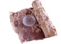 China Customized 30m Honeycomb Paper Wrap Roll For Gift Packing for sale