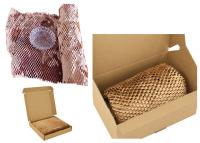 China 250m Honeycomb Paper Bubble Wrap 1.5inch Core Hive Paper Wrapping Rolls for sale