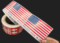 China Waterproof Custom Shipping Labels 500 Labels / Roll Printer Label Sticker for sale