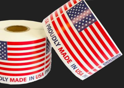 China Waterproof Custom Shipping Labels 500 Labels / Roll Printer Label Sticker for sale