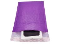 China Opaque Purple Poly Bubble Mailers 6x10 Padded Envelopes with 80gsm bubble for sale