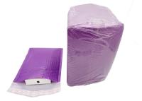 China Opaque Purple Poly Bubble Mailers 6x10 Padded Envelopes with 80gsm bubble for sale