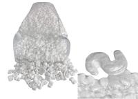 China Off White Color Paper Cushion Packaging 3.5 Cuft EPS Packing Peanuts for sale