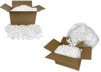 China Off White Color Paper Cushion Packaging 3.5 Cuft EPS Packing Peanuts for sale