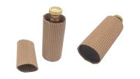 China Biodegradable Corrugated Cardboard Bottle Sleeve Protector Dia 75mm for sale