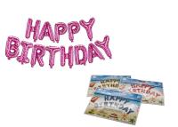 China ISO9001 Inflatable Mylar Foil Happy Birthday Balloons Banner for sale