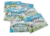 China 16 Inch 3D Aluminum Foil Happy Birthday Alphabet Balloons for sale
