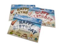China 16 Inch PET Foil Birthday Balloon Banner For Party Decoration for sale