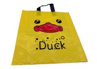 China Biodegradable LDPE / HDPE Plastic Soft Loop Handle Shopping Bag for sale