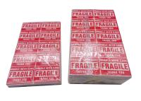 China Light Weight Permanent Adhesive Fragile Shipping Stickers 2x3 Inch for sale