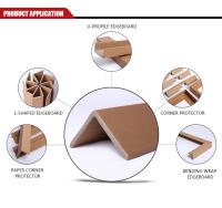 China Brown Kraft 25 Per Bundle Cardboard Corner Protectors For Edge Guard Usage for sale