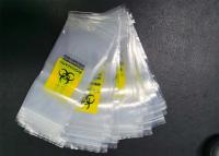 China Air Tight Poly 70x165mm Press Seal Bag For Nucleic Acid Testing And Collection for sale