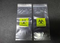 China Air Tight Poly 70x165mm Press Seal Bag For Nucleic Acid Testing And Collection for sale