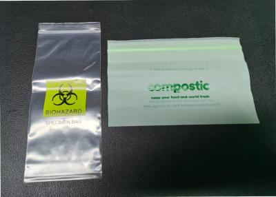 China Nucleic Acid Testing 2mil Poly Zip Lock Bag 50 Micron Mini Grip Press Seal Air Tight for sale