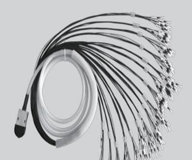 China 125um V Groove Fiber Array Diode Laser Spare Parts for sale