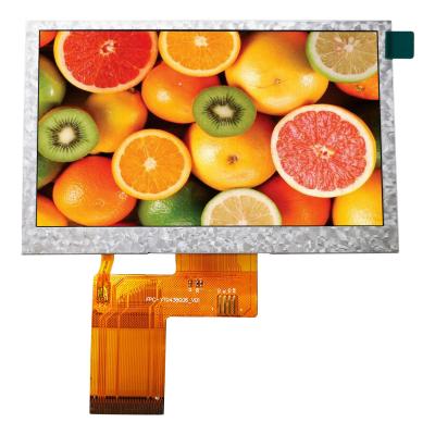 China 4.3inch IPS TFT LCD Panel 480x272 Resistive Capacitive Touch Screen Display for sale