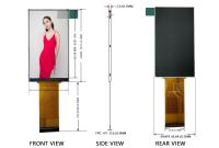 China 3.0 inch IPS TFT LCD Screen 360x640 16 Bit RGB 3 SPI 40PIN Industrial Display for sale