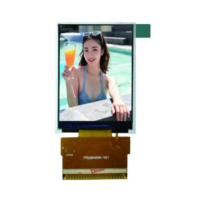 China 2.8 inch TFT LCD Display 240x320 Resolution MCU Interface Color TN Vertical Screen for Instrument Terminal for sale