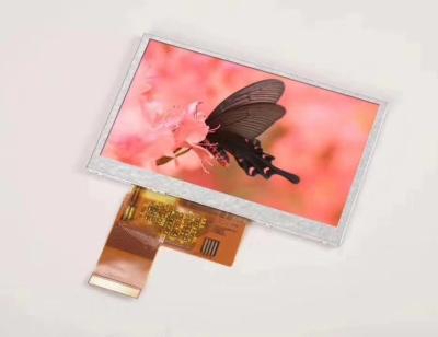 China 4.3 Inch 480x272 Industrial TFT Display With 24Bit RGB Interface for sale