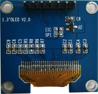 China 1.3inch 96x16 PM-OLED Display Module SH1106G Driver I2C Interface Monochrome White for sale