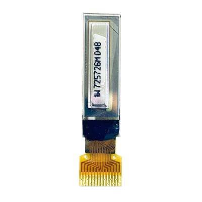 China 0.69 Inch 96x16 OLED Display Module I2C Interface SSD1306 White PM-OLED for sale
