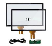 China 42 Inch Capacitive TFT Touch Screen IIC Interface 5 Point Multi-Touch Panel for sale