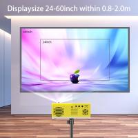 China TFT LCD Mini Projector 240x320P 50000H LED Lamp Home Cinema for Kids Gift for sale