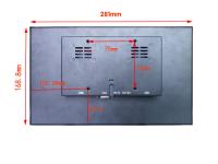 China 11.6 Inch 1080P IPS TFT LCD Monitor 350cd/m2 HDMI VGA USB for Industrial Use for sale