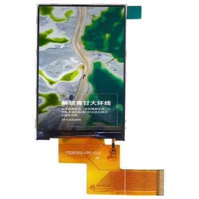 China 3.5 Inch IPS HVGA 16 Bit MCU Sunlight Readable TFT LCD 350 cd/m² for Mobile Phone for sale