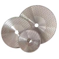 China Double Sided Electroplated Diamond Cutting Disc For Marble Granite Quartz Grinding And Cutting for sale