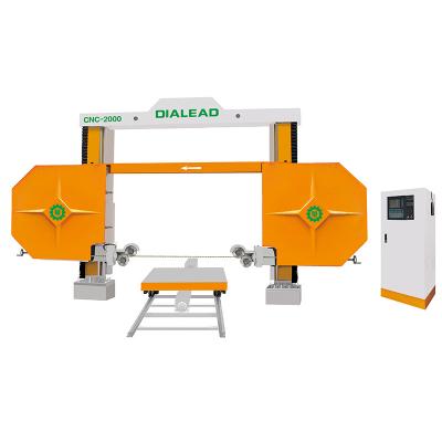 China CNC Diamond Wire Saw Machine 11KW For Shapes Block Cutting for sale